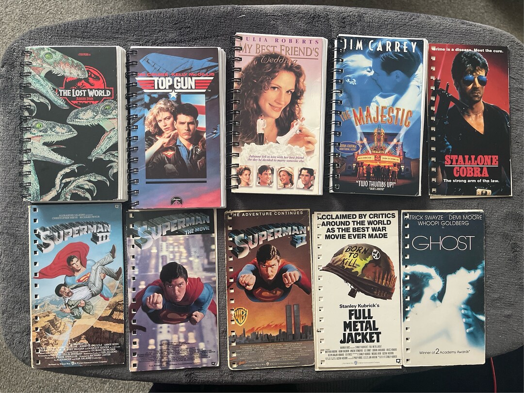 VHS Notebooks 3 - Etsy