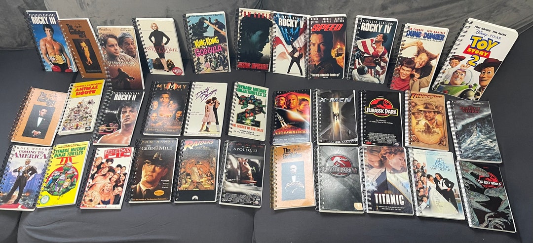 VHS Notebooks - Etsy