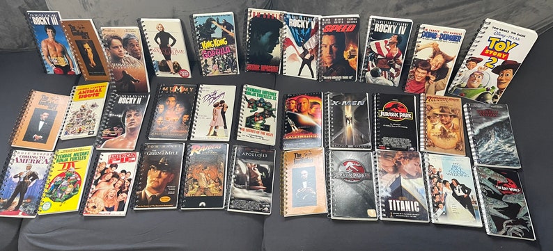 VHS Notebooks - Etsy