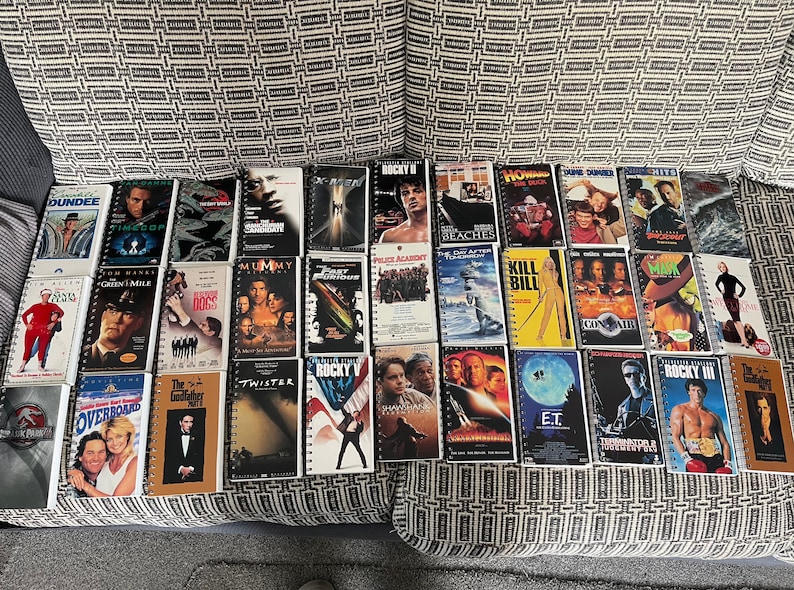 VHS Notebooks 2 - Etsy