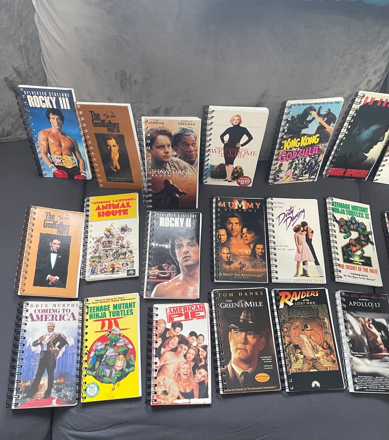 VHS Notebooks - Etsy