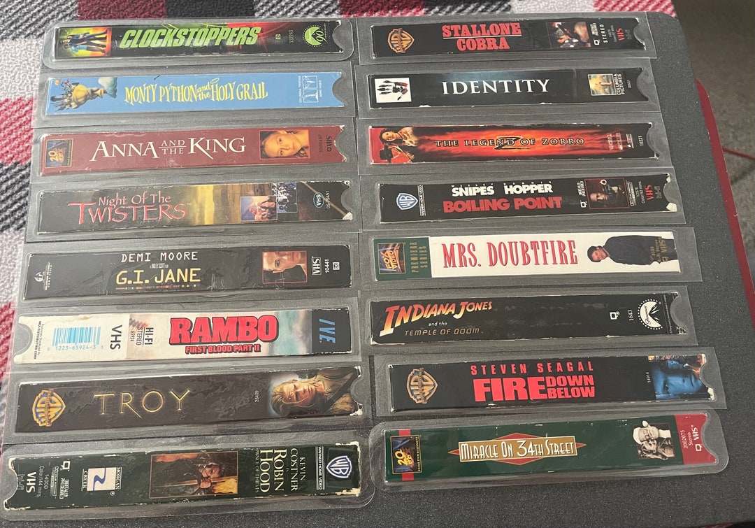 VHS Bookmarks 3 - Etsy