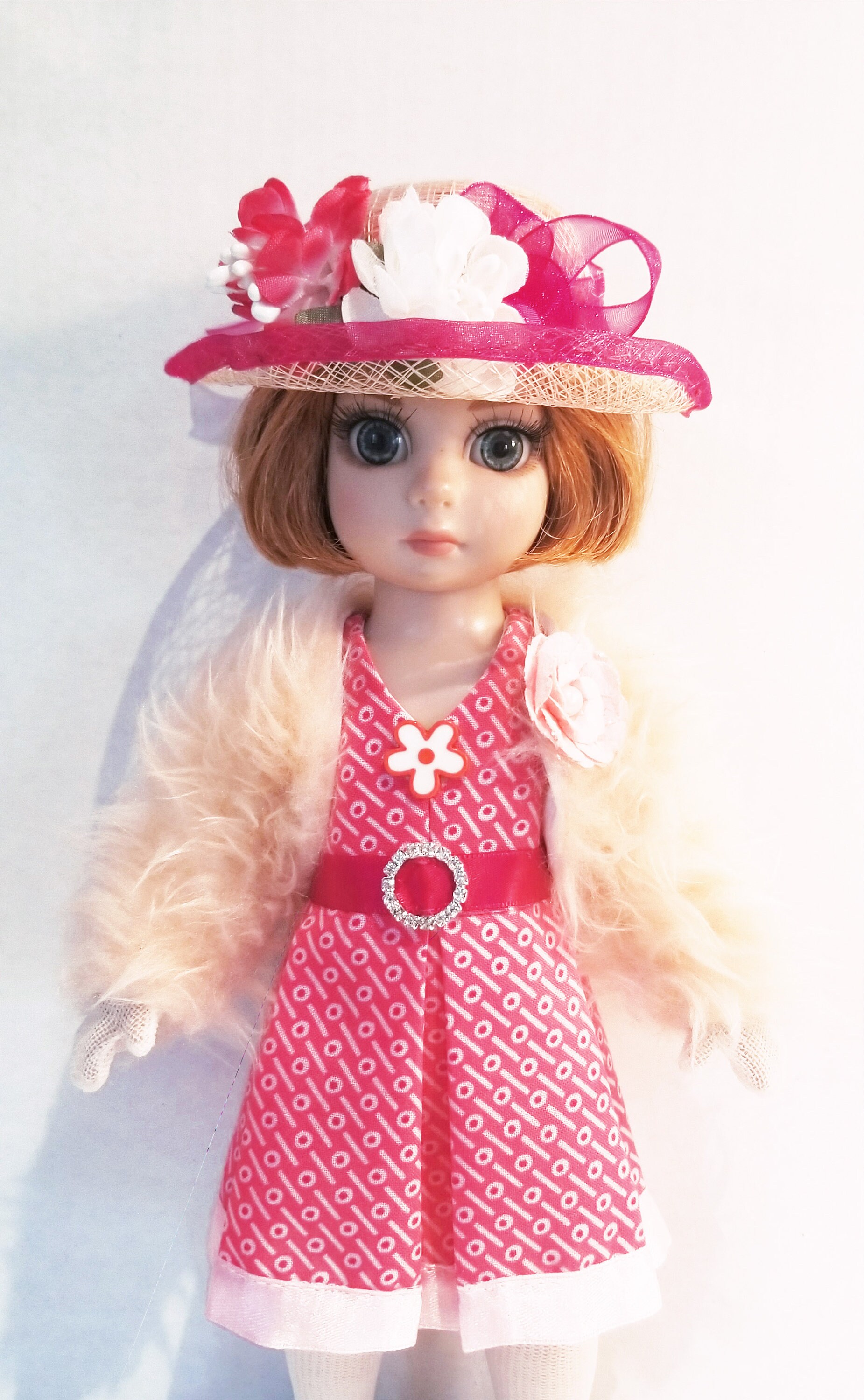 10 Tonner Patsy Fur Coat and Pink Dress Ensemble | Etsy