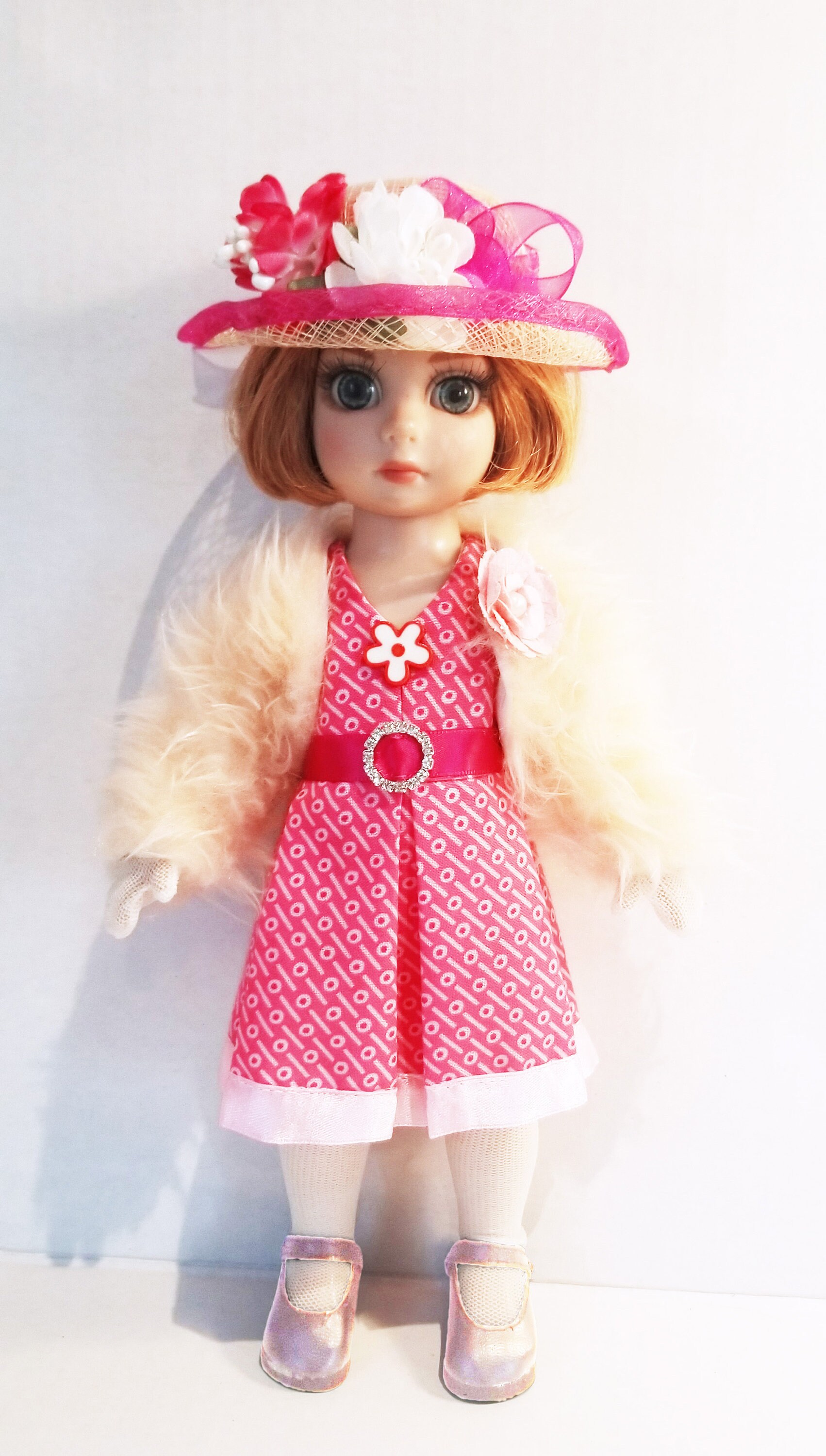 10 Tonner Patsy Fur Coat and Pink Dress Ensemble | Etsy