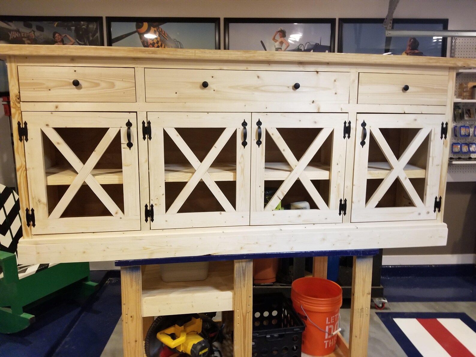 Custom Rustic Farmhouse Buffet - Etsy