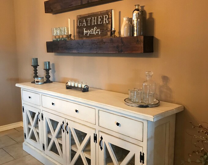 Custom Rustic Farmhouse Buffet - Etsy