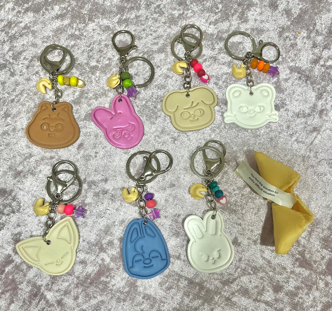 Stray Kids Keychain, Cute K-pop Keychain, Skz Clay Keychain, Stray Kids ...