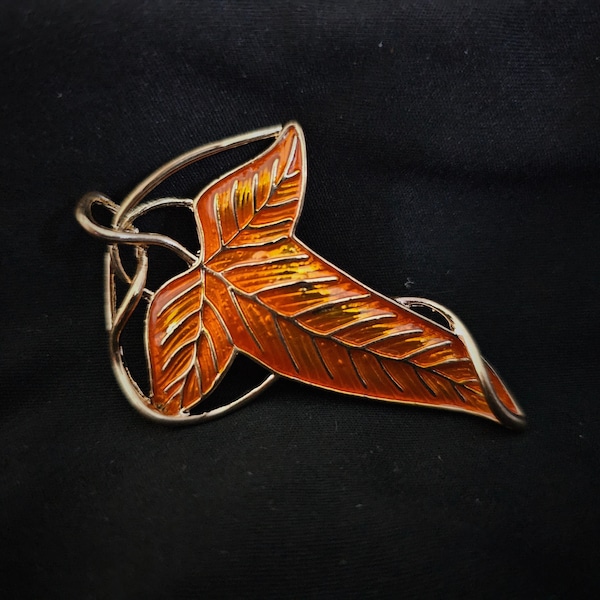 Elven Leaf Brooch - Etsy