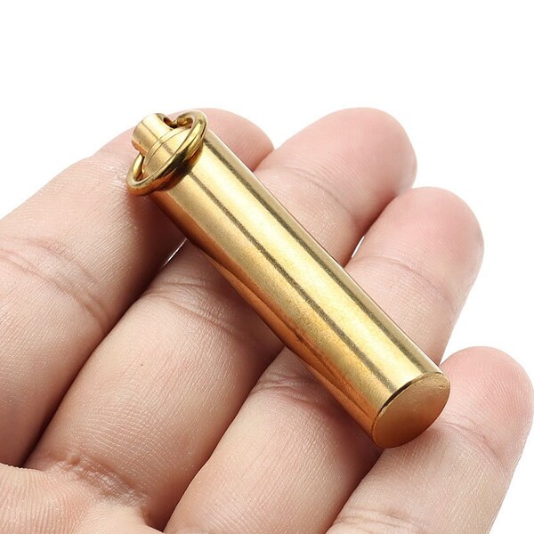 Brass Canister - Etsy