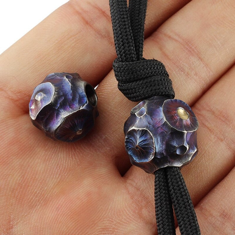 High Quality Meteorites Titanium Alloy Knife Beads EDC Tool - Etsy