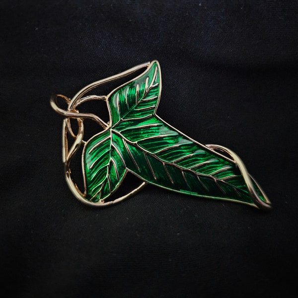 Elven Leaf Brooch - Etsy
