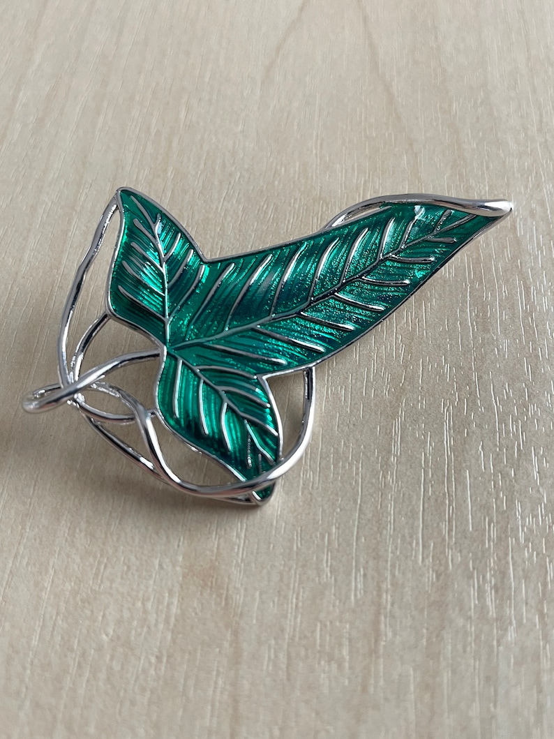 Fashion Jewelry Leaf Brooch Green Leaf Pins Vintage Gift Accessory - Etsy