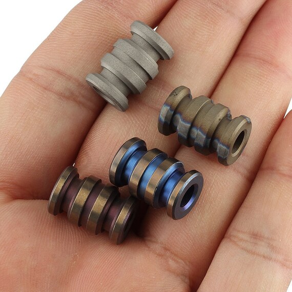 Big Size Titanium Alloy Tower Shape Knife Beads Titanium | Etsy