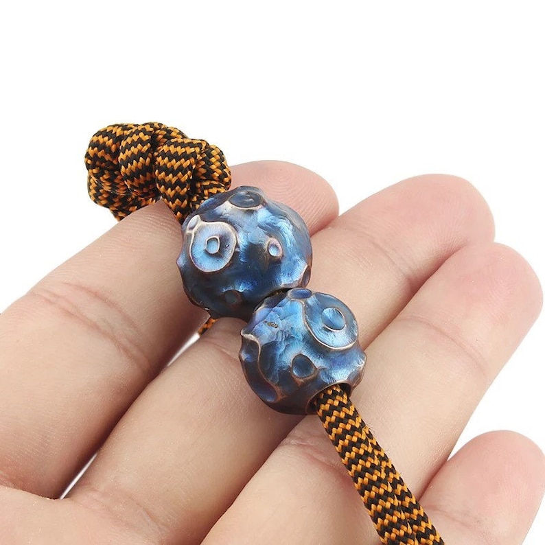 High Quality Meteorites Titanium Alloy Knife Beads EDC Tool - Etsy