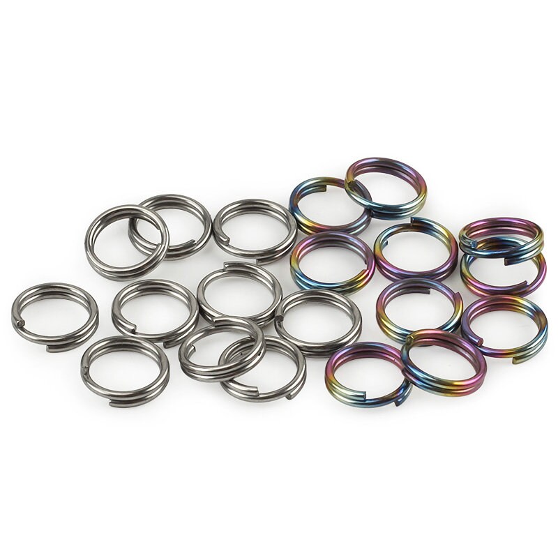 10mm Titanium Alloy Key Ring 10pcs/lot EDC Outdoor Small Tool - Etsy