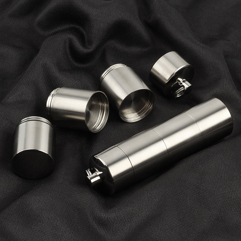 High Quality Portable Titanium Seals Waterproof Canister | Etsy