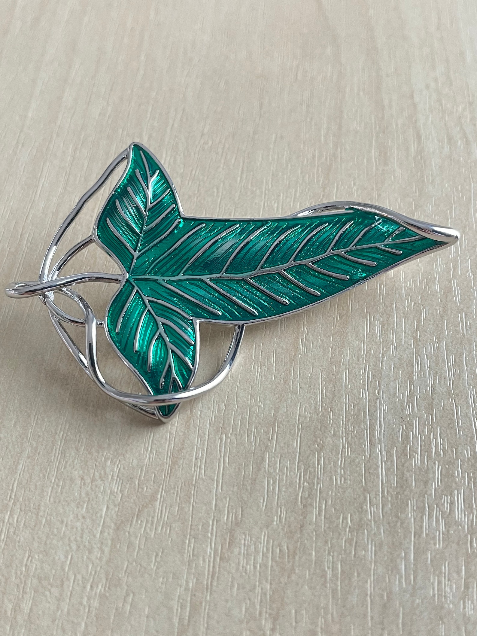 Fashion Jewelry Leaf Brooch Green Leaf Pins Vintage Gift Accessory - Etsy