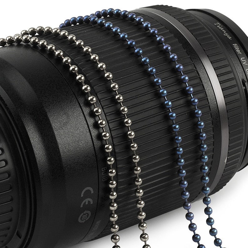 Titanium Bead Chain Outdoor Light Hypoallergenic EDC - Etsy