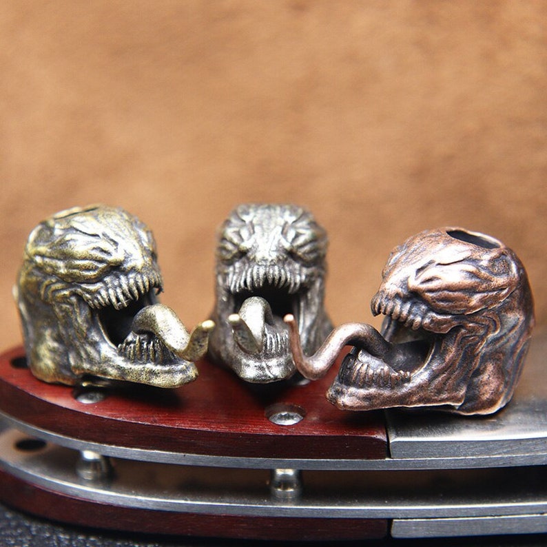 Alien Brass Bead Anti Hero Paracord Knife Beads Lanyard - Etsy