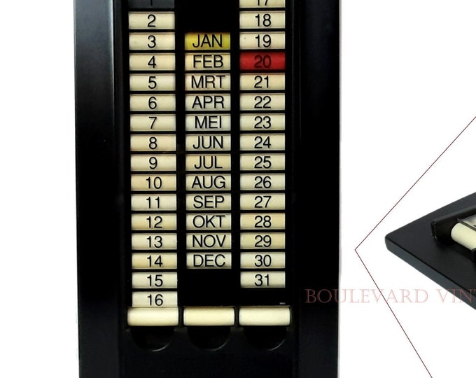 Rare Perpetual Calendar Vintage by Berendsohn Large Retro Manual ...