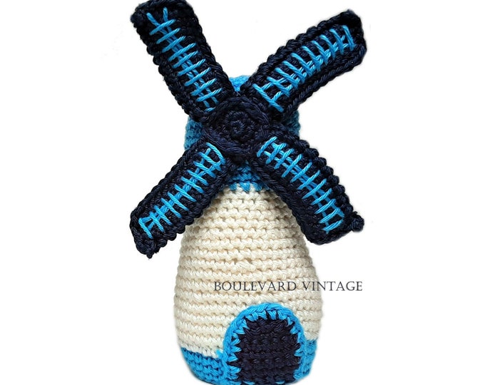 Delft Blue Windmill for Kids Amigurumi Windmill Amigurumi Toy ...