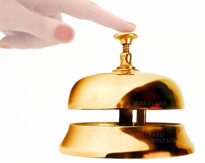 Service Desk Bell Hotel Bell Reception Bell Brass Bell Desk Bell ...
