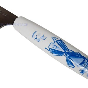 Delft Cheese Knife Delft Blue Flatware Delft Cutlery Windmill Holland ...