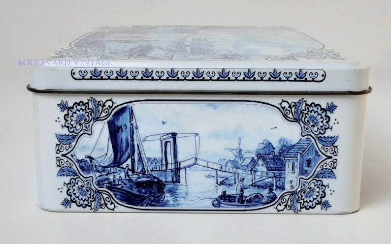 Antique Dutch Tin Antique Sailing Boat Dutch Cookie Tin - Etsy