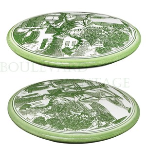 Rare Delft Green Delft Bowl With Lid Dutch Craftsman Herring Fish ...