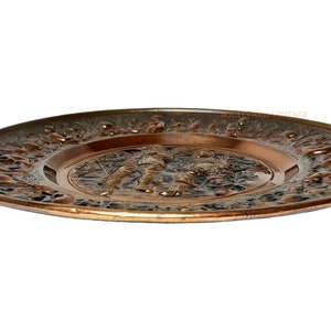 Rembrandt Painting the Night Watch Antique Dutch Painting Large Copper Plated Plate Rembrandt ...