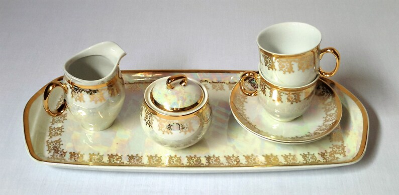 Czechoslovakia China Bohemia Czech Tea Set Coffee in Box - Etsy
