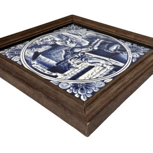 Antique Scene Delft Blue Tile Dutch Bakery Shop Sign by Schoonhoven ...