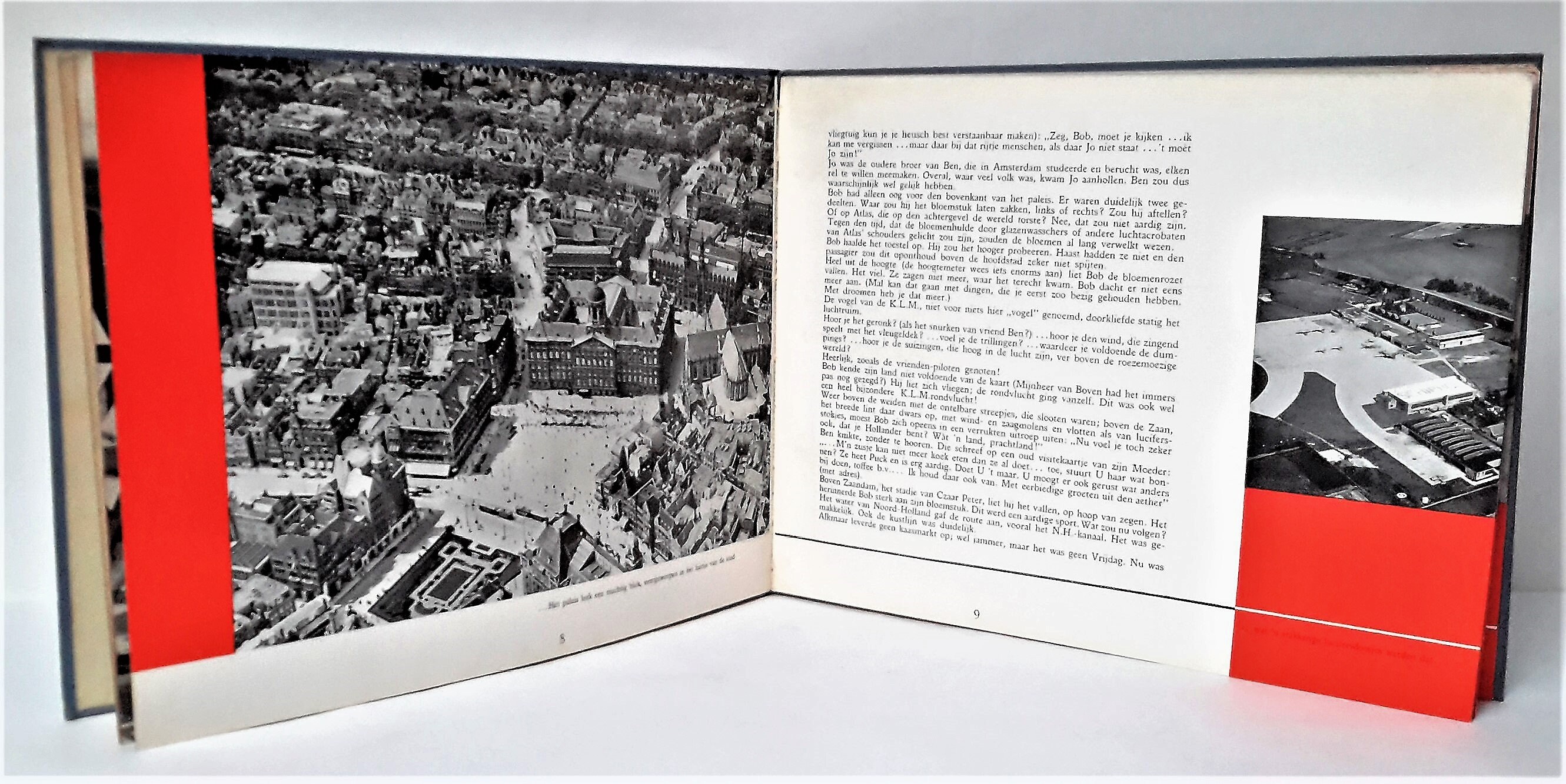 Old Books Dutch 1933 Bob En Ben Op Stap Met KLM Aerial Pictures Cities ...