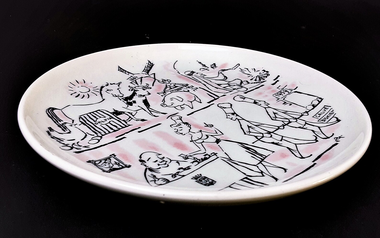 Dutch Plate Calvé Delft 1959 Delft Plate Delft Pottery Royal | Etsy