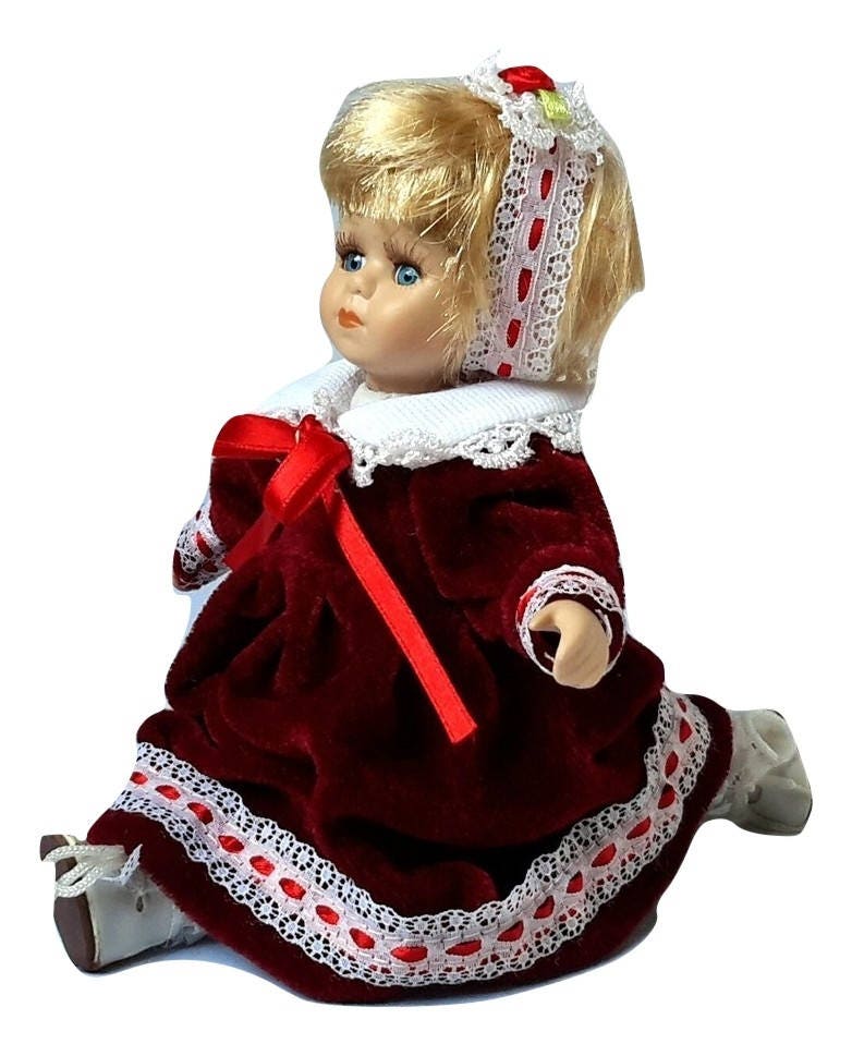 Porcelain Doll Vintage Dolls Girl Figurine Handmade Doll | Etsy