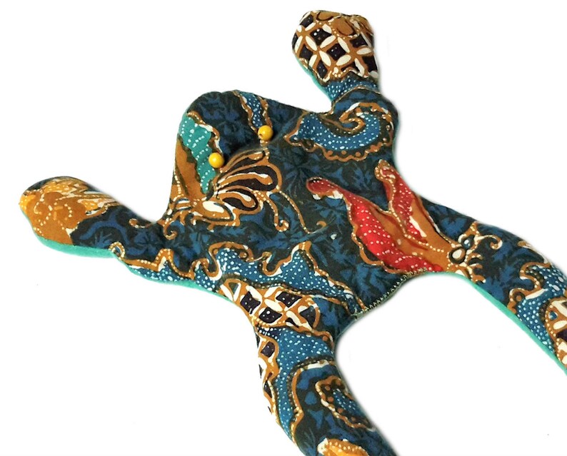 Batik Gift Frog Toy Fabric Toys Batik Art Batik Fabric | Etsy