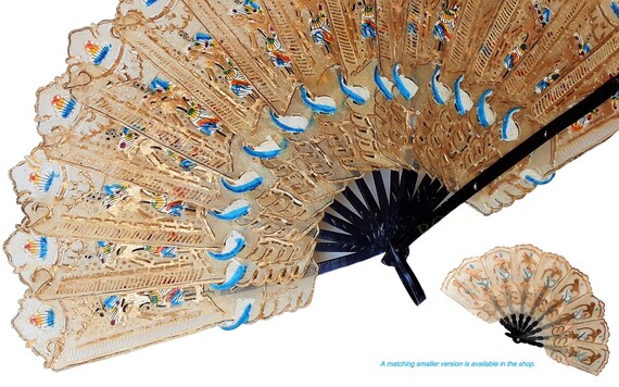 Antique Vellum Gold Wayang Golek Handmade Balinese Fa… - Gem