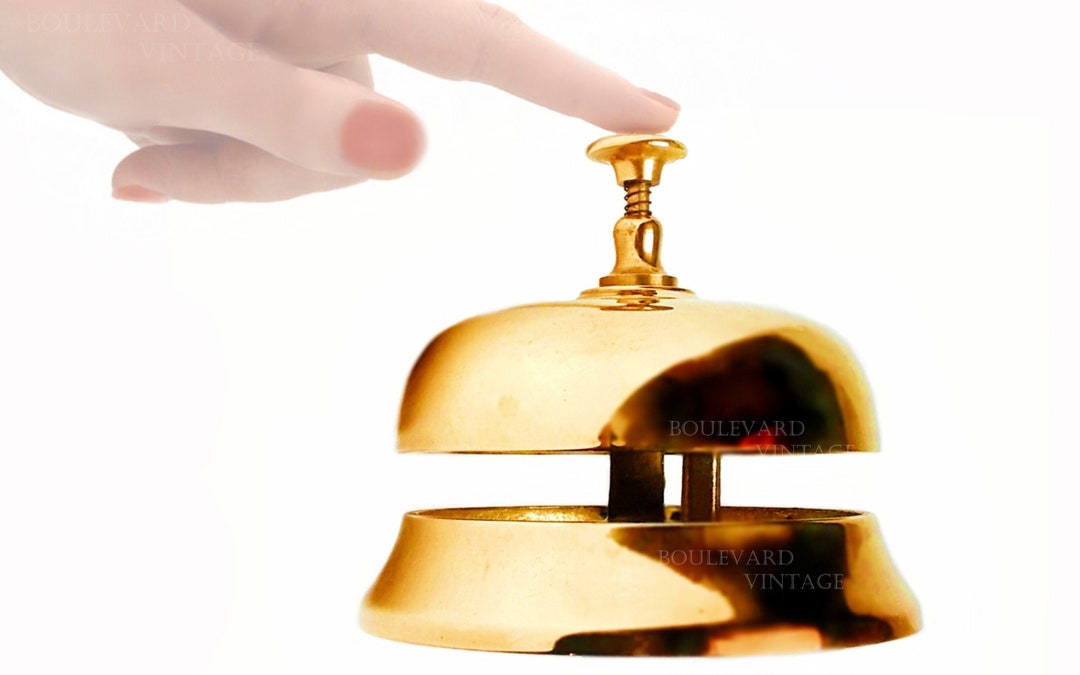 Service Desk Bell Hotel Bell Reception Bell Brass Bell Desk Bell ...
