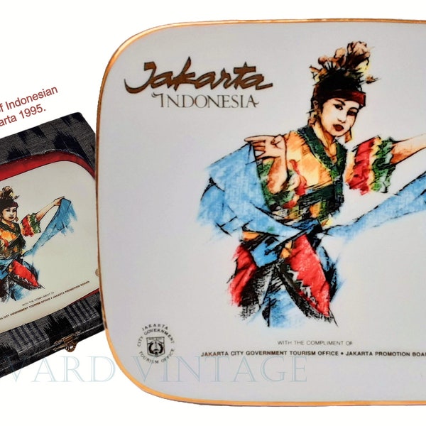 Plate Indonesia - Etsy