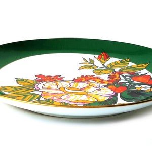 Furstenberg Porcelain Charger Plates China XL Art Nouveau Plate Bavaria ...