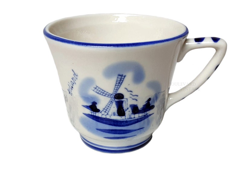 Delft Blue Tea Cup and Saucer Delft Blue Coffee Cup Delft Blue | Etsy