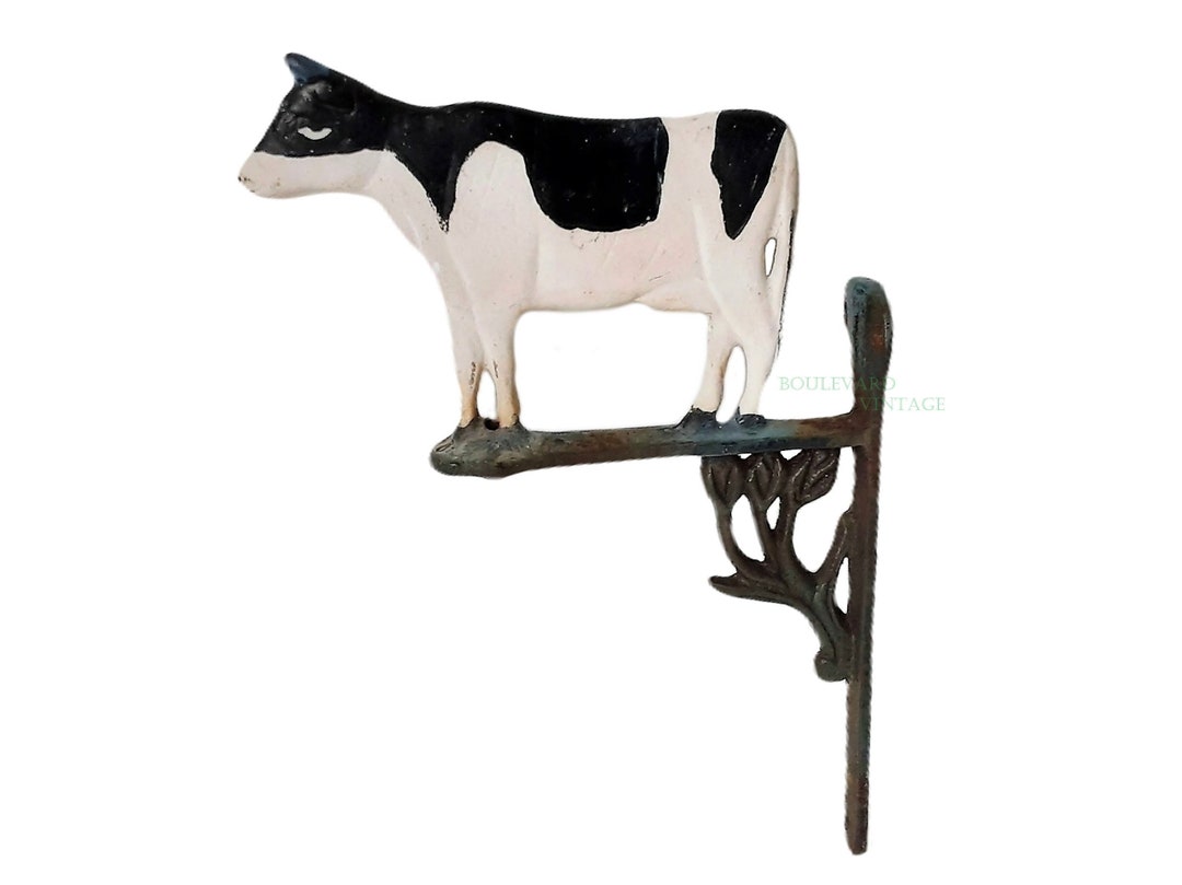 Antique Dutch Cow Hook Wrought Iron Cow Hanger Farmhouse Cow Hook Cast ...