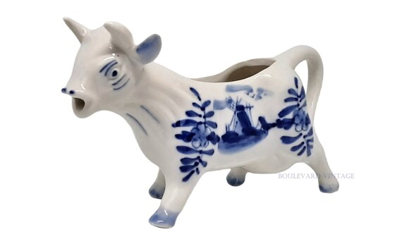 Cow Creamer Delft Windmill Bell