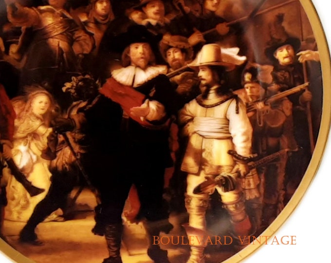 Rembrandt Painting the Night Watch Rijksmuseum Antique Dutch Painting ...