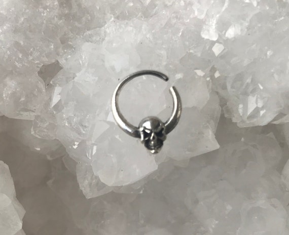 Skull septum ring | Etsy