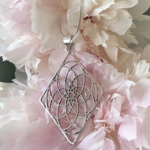 Sacred Geometry Necklace Geometry Jewelry Geometric Jewelry - Etsy Israel