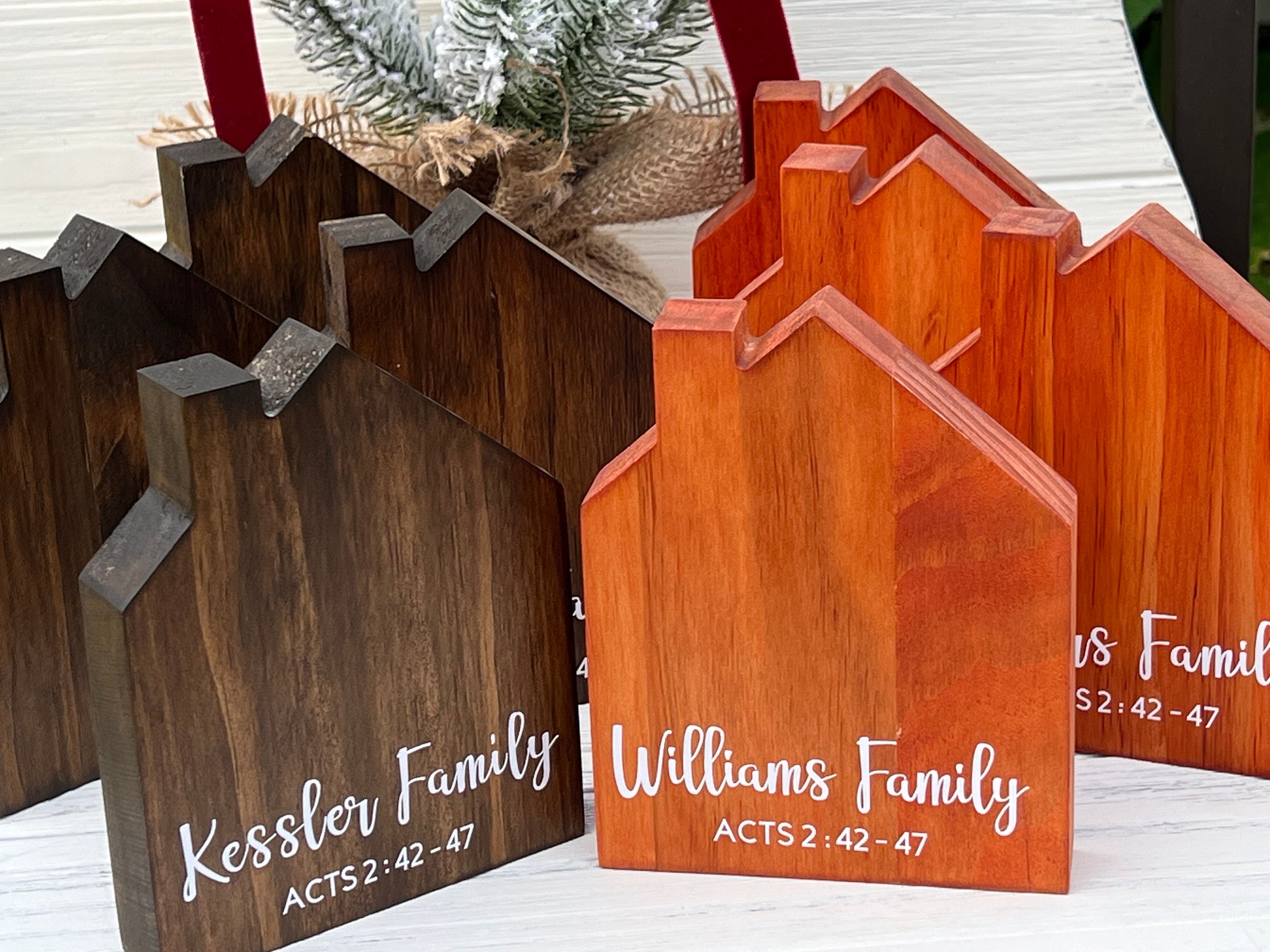 Custom Small Wood House Wood House Decor Mothers Day Gift Birthday Gift ...