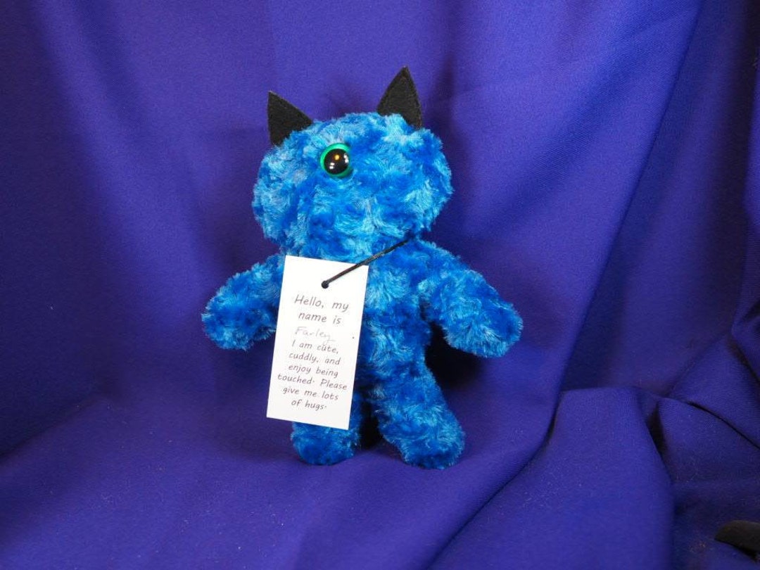 Farley, Cute Monster Plush Plushie Stuffie Toy With Silky Soft Medium ...