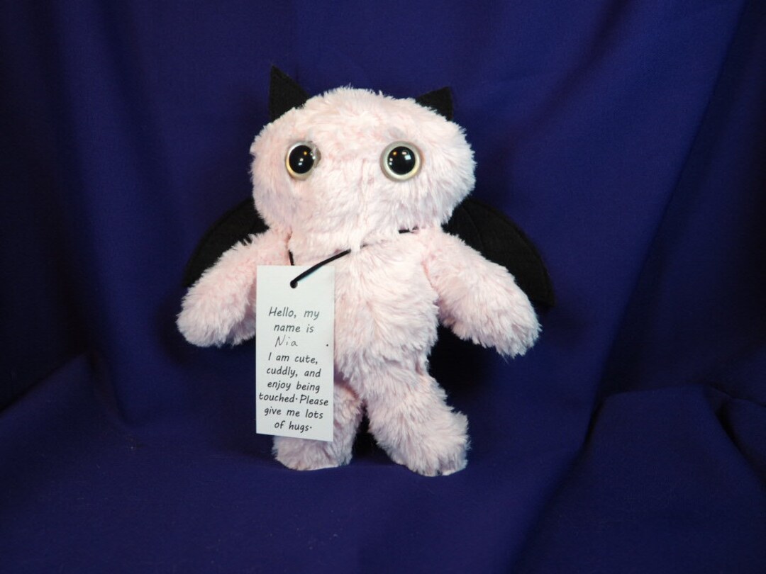 Nia Cute Monster Plush Plushie Stuffie Toy W/ Soft and Silky - Etsy