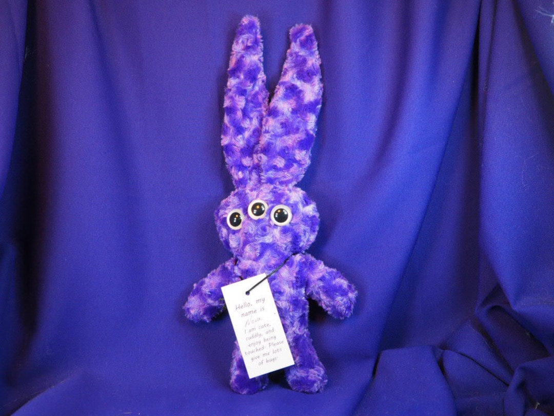 Nova Cute Monster Plush Plushie Stuffie With Silky Swirly - Etsy